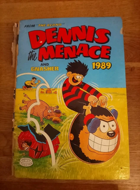 ANNUAL - DENNIS The Menace Annual 1989 Beano Hardback *Low Grade ...