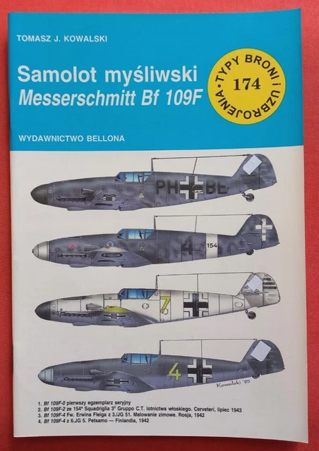 AIRCRAFT PROFILE PROFILEHEFT Typy Broni TBiU 174, Samolot MESSERSCHMITT ...