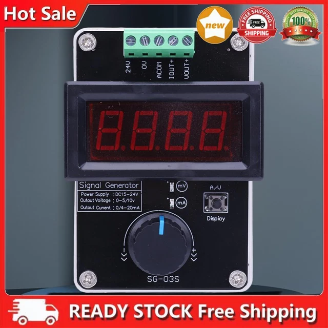 0-20MA/4-20MA/0-10V SIGNAL GENERATOR Value Adjusting Adjustable Signal ...
