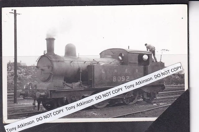 LNER - EX Great Eastern - F3 Class 2-4-2T No. 8092 - Vintage Image ...