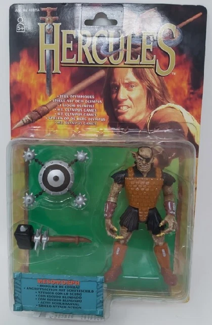 PUPAZZO ACTION FIGURES Hercules Mesomorph Attacco con lo Scudo "I ...
