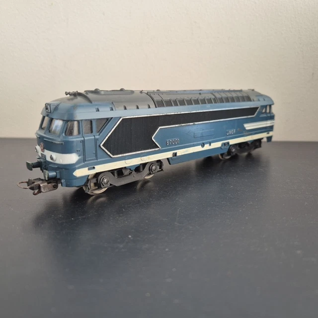 LIMA HO LOCOMOTIVE Diesel Motrice SNCF 67001 Vintage Modelisme ...