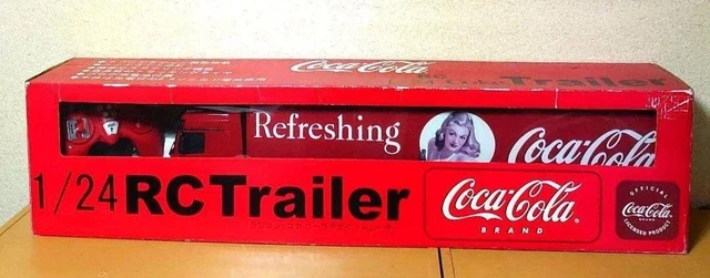 RADIO CONTROL COCA-COLA Design Trailer 1/24 Benz £376.16 - PicClick UK