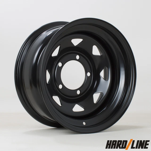 HARDLINE 15& X 7" 8 Spoke Steel Wheel 5x139.7 ET-30 fits Daihatsu ...