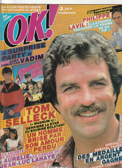 TOM SELLECK JEAN Luc Lahaye Philippine Leroy Beaulieu Philippe Lavil ...