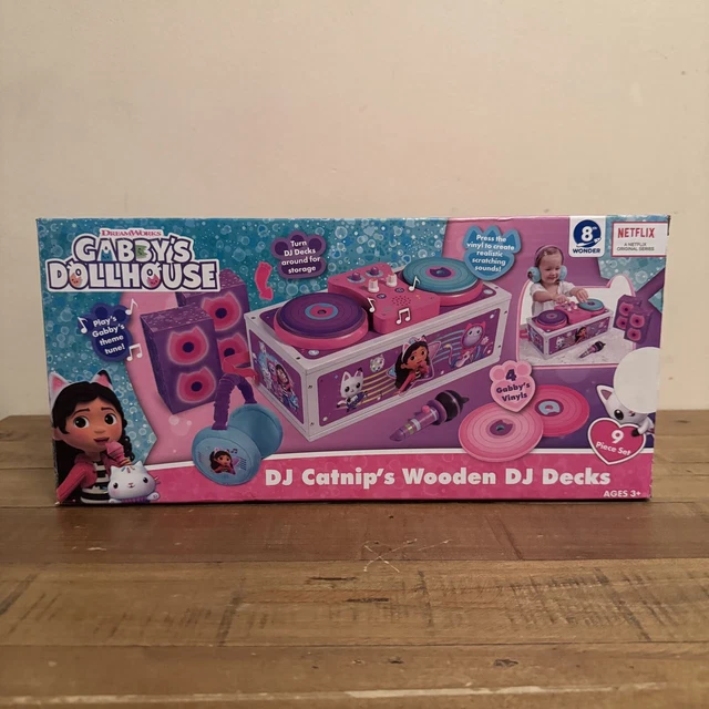 GABBY’S DOLLHOUSE DJ Catnips Wooden DJ Decks Aldi Toy £34.99 - PicClick UK