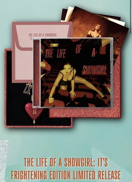 TAYLOR SWIFT THE life of a showgirl cd It's Frightening edition ...