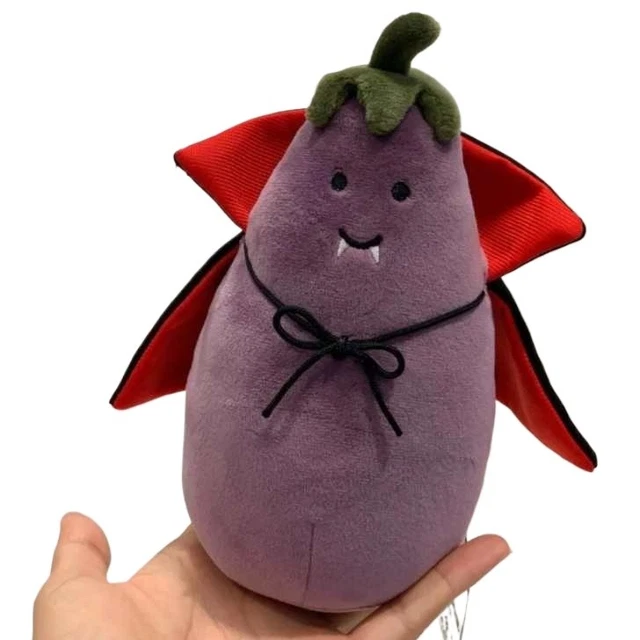 JELLYCAT RARE AUBERGINE Vampire: 17cm Vivacious Ultra Soft Collectible ...