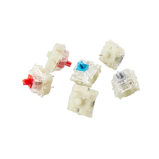 ORIGINAL CHERRY MX Mechanical Keyboard Switch Speed Silver silent mute ...