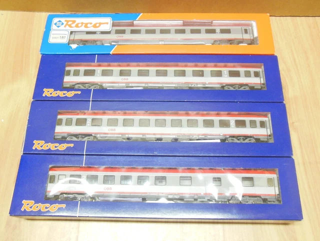 TOLLE ROCO H0 ÖBB Wagengarnitur Art. 45500, 45352 +54 +56 - Schöner ...