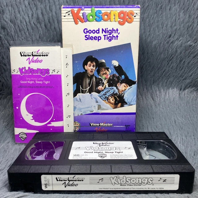 KIDSONGS GOOD NIGHT, Sleep Tight VHS Tape 1995 View-Master Video With ...