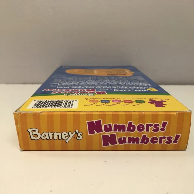 BARNEY & FRIENDS Numbers Numbers VHS Video Tape VTG Songs BUY 2 GET 1 ...