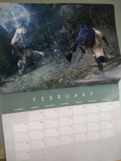 EDGE MAGAZINE 2022 Calendar ELDEN RING Artwork Magazine PS5 Xbox ...