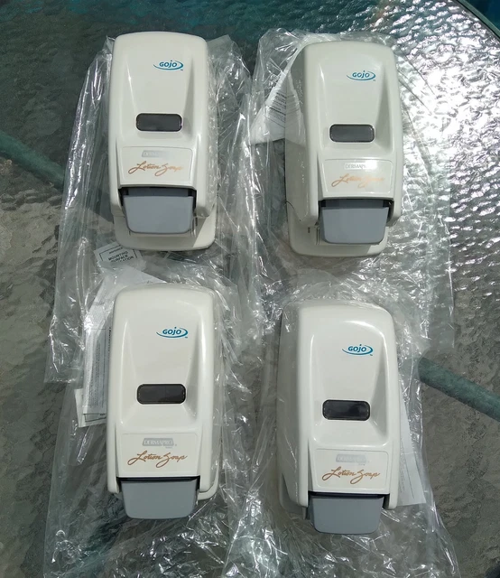 GOJO®800 SERIES DERMAPRO Lotion/Soap Bag-in-Box Push Lever Dispenser ...