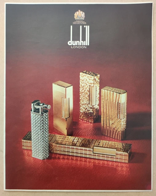 DUNHILL LIGHTERS ORIGINAL UK Press Advert 1974 £5.91 - PicClick UK