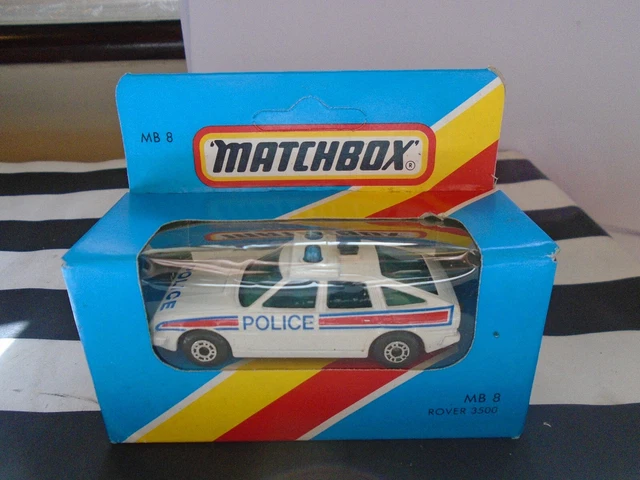 MATCHBOX 1/75 ROVER 3500 Police Car Factory Sealed Ex Shop Stock NEW ...