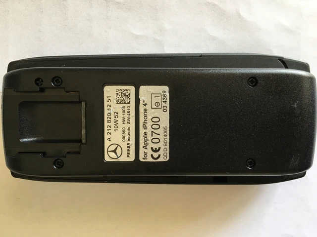 MERCEDES BENZ CRADLE - A2128201251 - für Apple iPhone 4 - A 212 820 12 ...