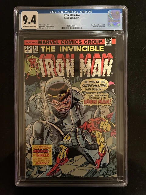 MARVEL IRON MAN Comic #75 The Invincible Iron Man CGC 9,4 EUR 9,22 ...