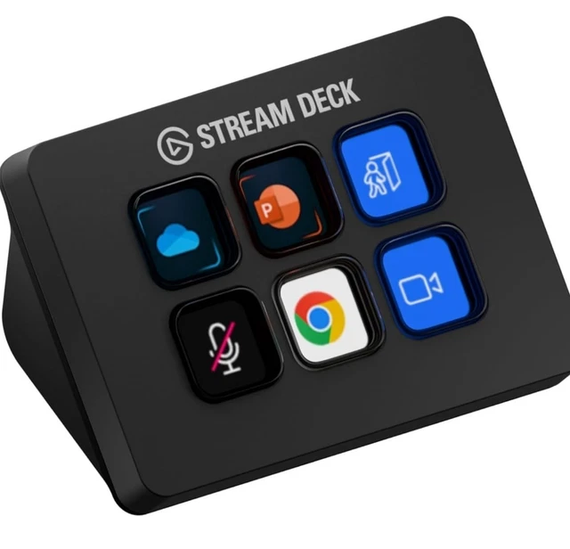 ELGATO STREAM DECK Mini – Control Zoom, Teams, PowerPoint, MS Office ...