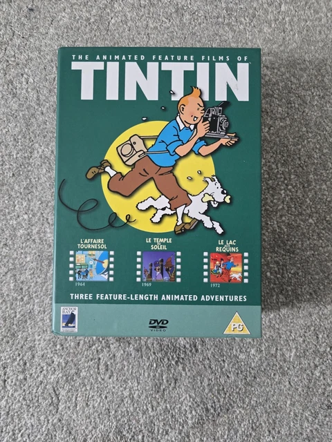 THE ANIMATED FEATURE Films of Tin Tin - 3 X DVD - Box Set £11.12 ...