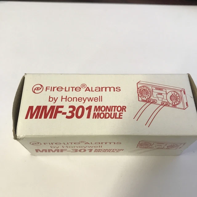 HONEYWELL FIRE-LITE ADDRESSABLE Fire Alarm Mini Monitor Module MMF-301 ...