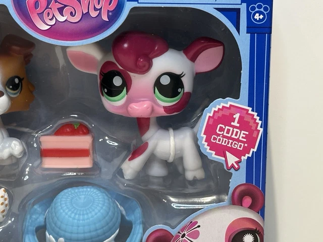 LITTLEST PET SHOP LPS Pairs #150 Cow & #151 Collie G7 Series 3 ...