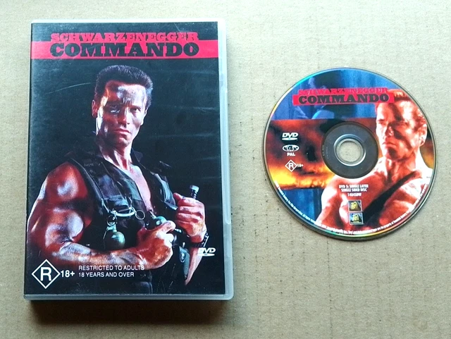 COMMANDO (1985) REGION 4 DVD - Action Adventure - Rated R - GC - Free ...