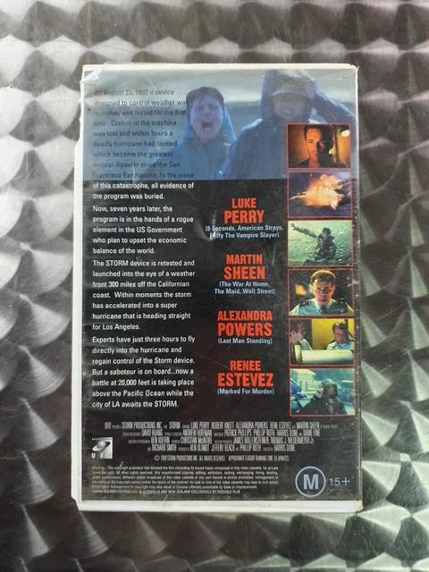 STORM - LUKE Perry, Martin Sheen - VHS Movie - Video Tape - Big Box Ex ...