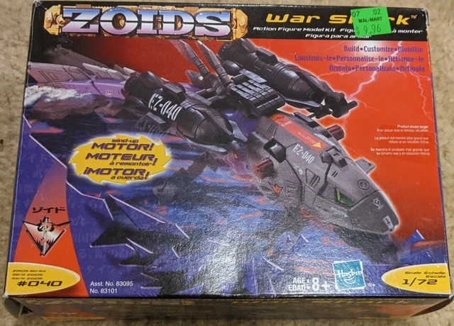 MOTEUR HASBRO WIND-UP Zoids War Shark échelle 1/72 #040 VHTF OOP ! EUR ...