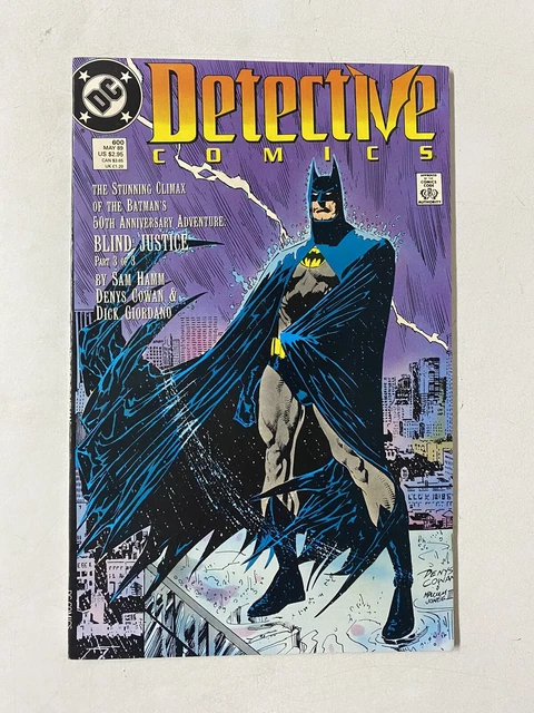 DETECTIVE COMICS #600 1989 DC Comics Batman Anniversary Issue EUR 9,08 ...