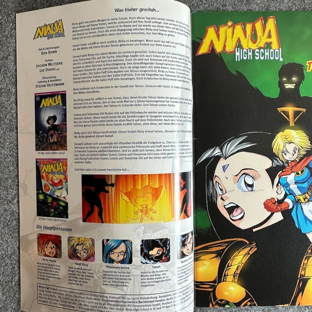 NINJA HIGH SCHOOL • n.5 • con poster • Ben Dunn • Eidalon EUR 4,99 ...
