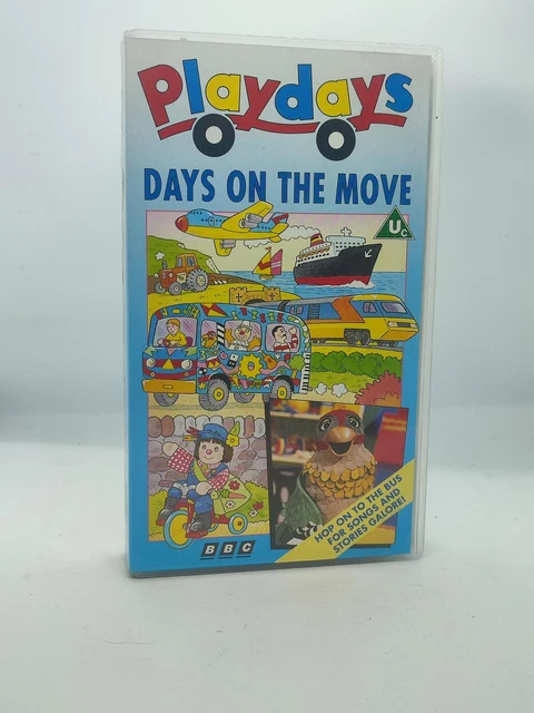BBC'S PLAYDAYS, DAYS On The Move On VHS Video Cassette Tape £19.99 ...