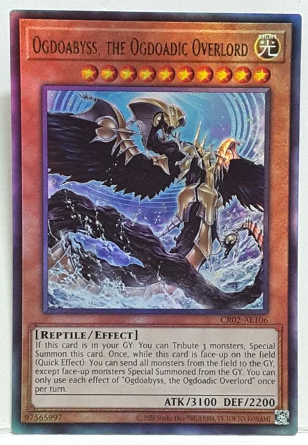 YUGIOH ASIAN-ENGLISH OGDOABYSS, The Ogdoadic Overlord CR02-AE106 ...