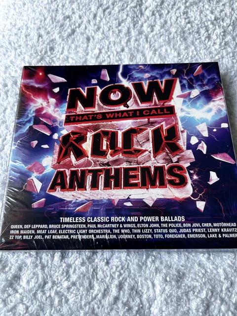 NOW THAT’S WHAT I CALL ROCK ANTHEMS. 2024, 4 x CDs - NEW & SEALED. £10.25 - PicClick UK