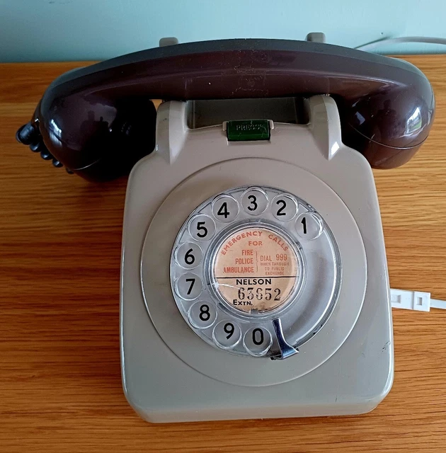 VINTAGE BT ROTARY dial telephone model 706 from 1966 - untested £0.99 ...