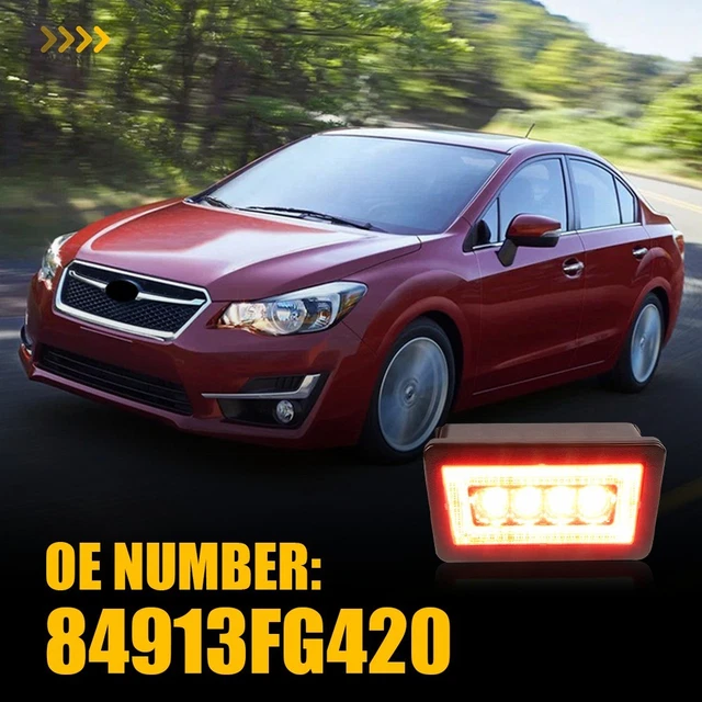 SMOKED F1 STYLE LED Rear 3rd Brake Light For 2011-2020 Subaru Impreza ...