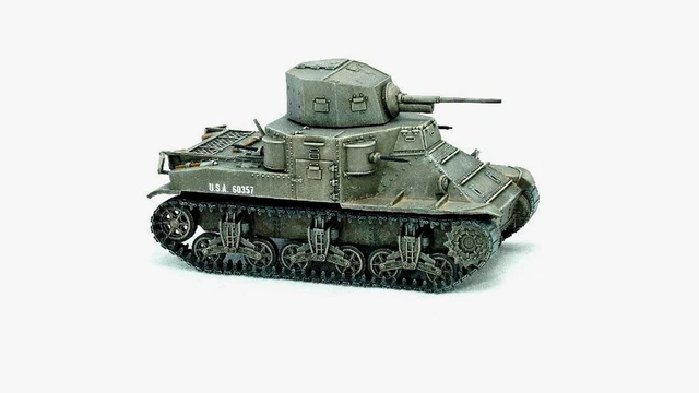 BUILT PAINTED 1:72 M2A1 Medium Tank Modell Tanque Model Panzer EUR 90 ...