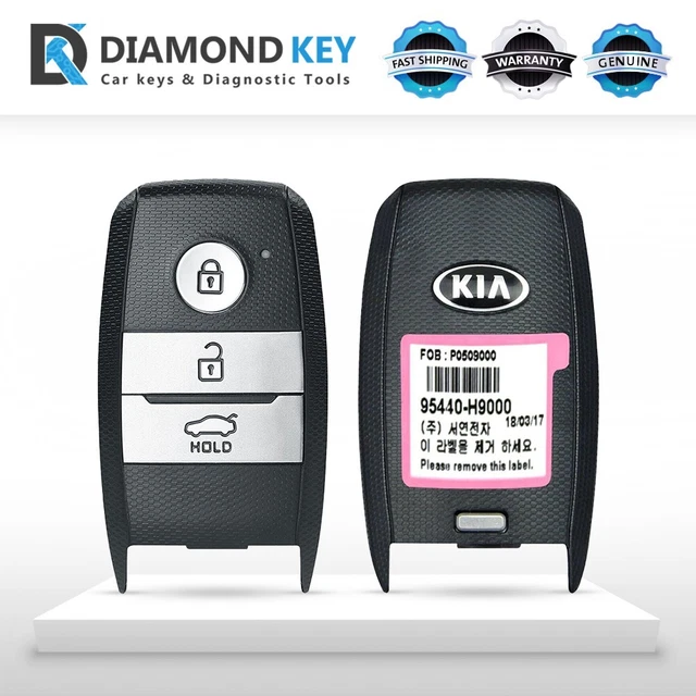 GENUINE KIA RIO 2017 - 2018 Smart Key 3Buttons 433Mhz - 95440-H9000 EUR ...