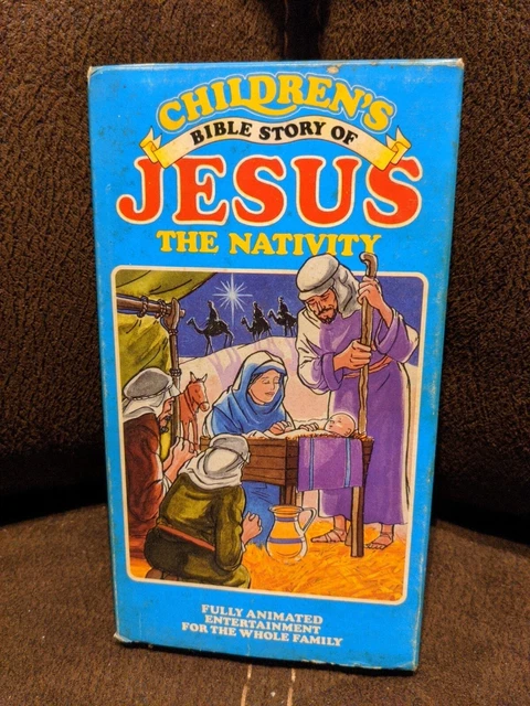 CHILDREN'S BIBLE STORY of JESUS The Nativity VHS Animated 1988 £3.89 ...