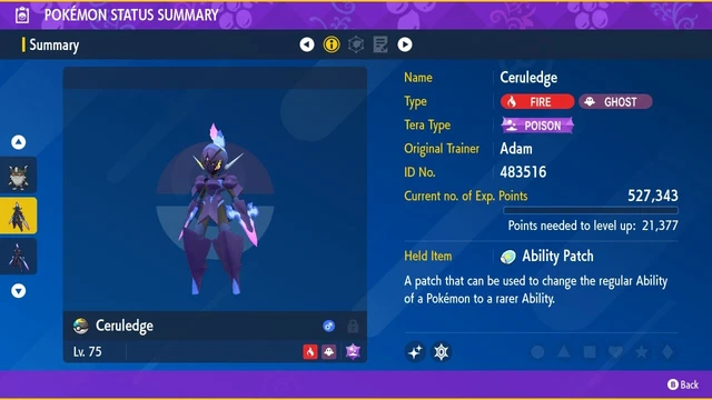 POKÉMON SCARLET AND Violet: Shiny Ceruledge (XL Size) £1.99 - PicClick UK