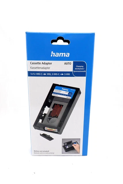 HAMA KASSETTENADAPTER VHS-C/VHS / Cassette Adapter EUR 39,99 - PicClick DE