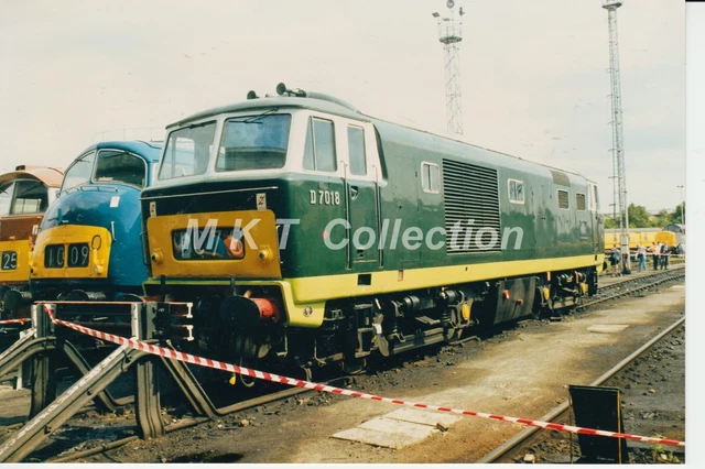 RAILWAY PHOTO HYMEK D7018 @ Old Oak Common Open Day 17/8/91 £1.50 ...