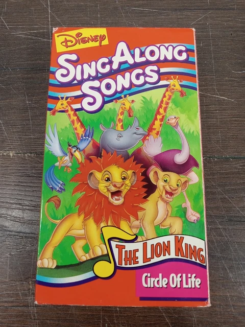 DISNEYS SING ALONG Songs - The Lion King: Circle of Life (VHS, 1994 ...