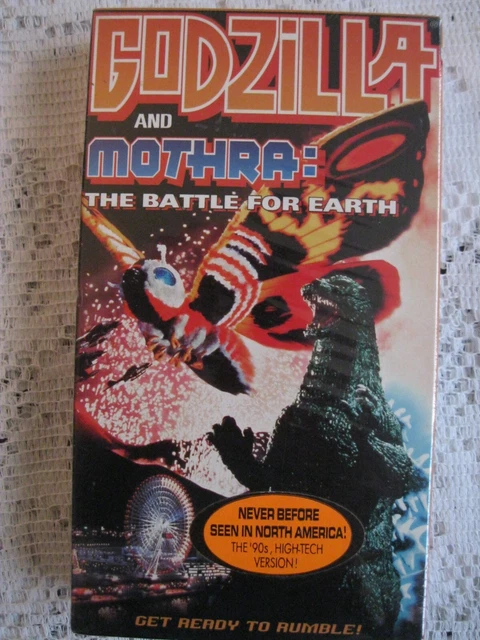 GODZILLA AND MOTHRA: The Battle for Earth (VHS, 1998) BATTRA New Sealed ...