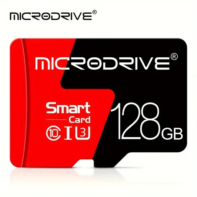 MICRODRIVE BLACK HIGH Speed Transmission Memory Mini 128GB SD Card and ...