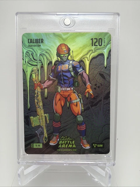 2026 BO JACKSON Battle Arena Caliber Glow Slime Caleb Williams SSP #SL ...