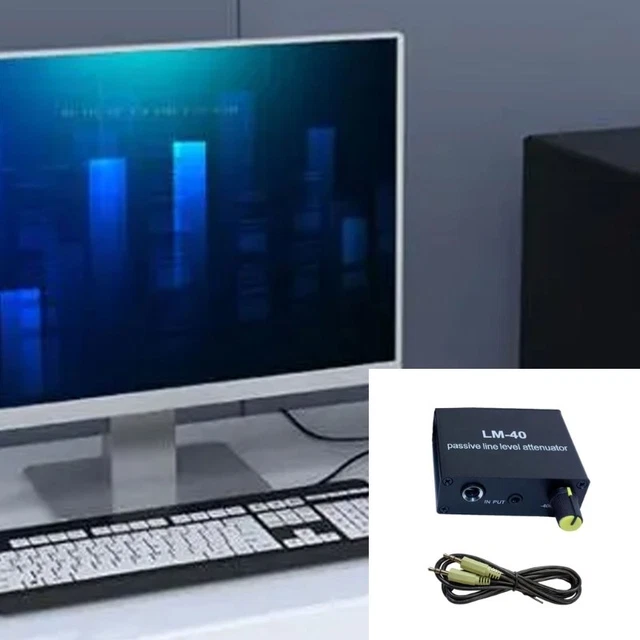 PASSIVE ATTENUATOR LINE Output Attenuator Adjustable Sound Levels Sound £19.03 - PicClick UK