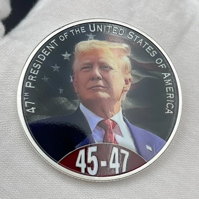2025 TRUMP SILVER Coin 47th President of The United States of America ...