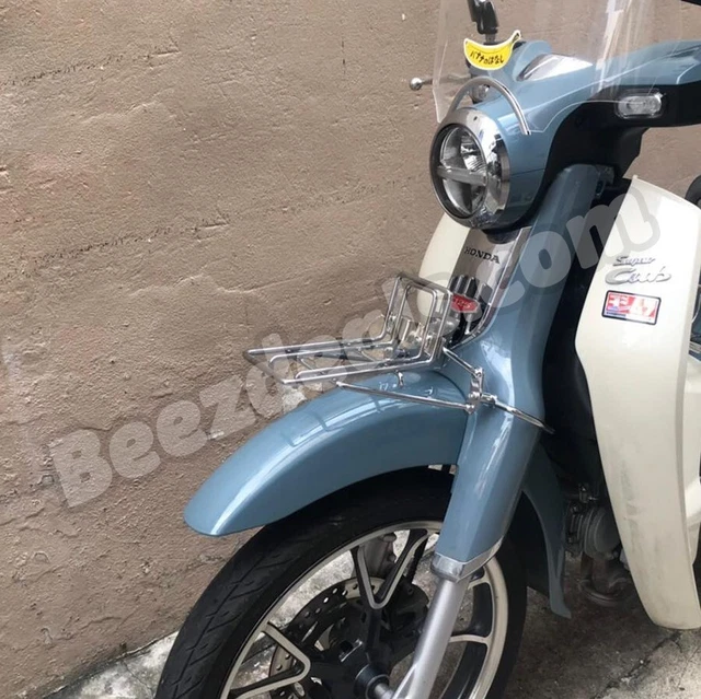 CARRIER LUGGAGE FENDER Front Rack Chrome Honda Super Cub C125 JA48 JA58 ...