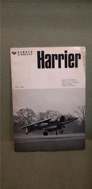 VINTAGE APRIL 1968 Hawker Siddeley "Harrier" Aircraft Magazine £14.99 ...
